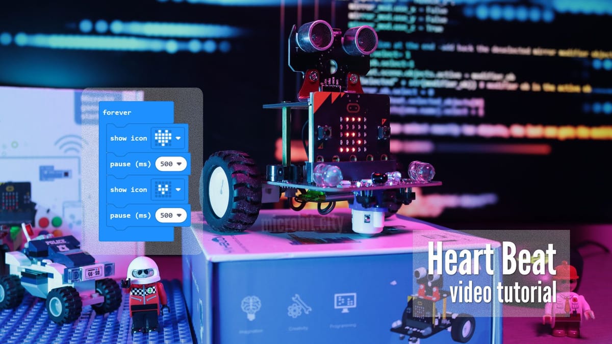 micro:bit, Heart Beat (bataile inimii) - ConexSpot